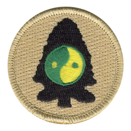 Yin Yang Arrowhead Scout Patrol Patch (Sew-on) - ClassB - Walmart.com