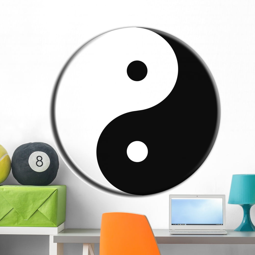 Yin Yang Ying Yang Wall Decal Sticker by Wallmonkeys Vinyl Peel and ...