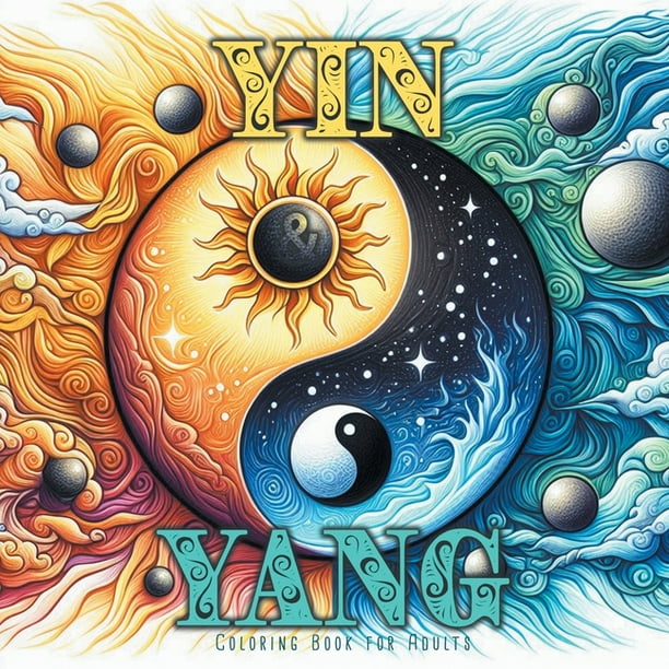 yin yang coloring pages for adults