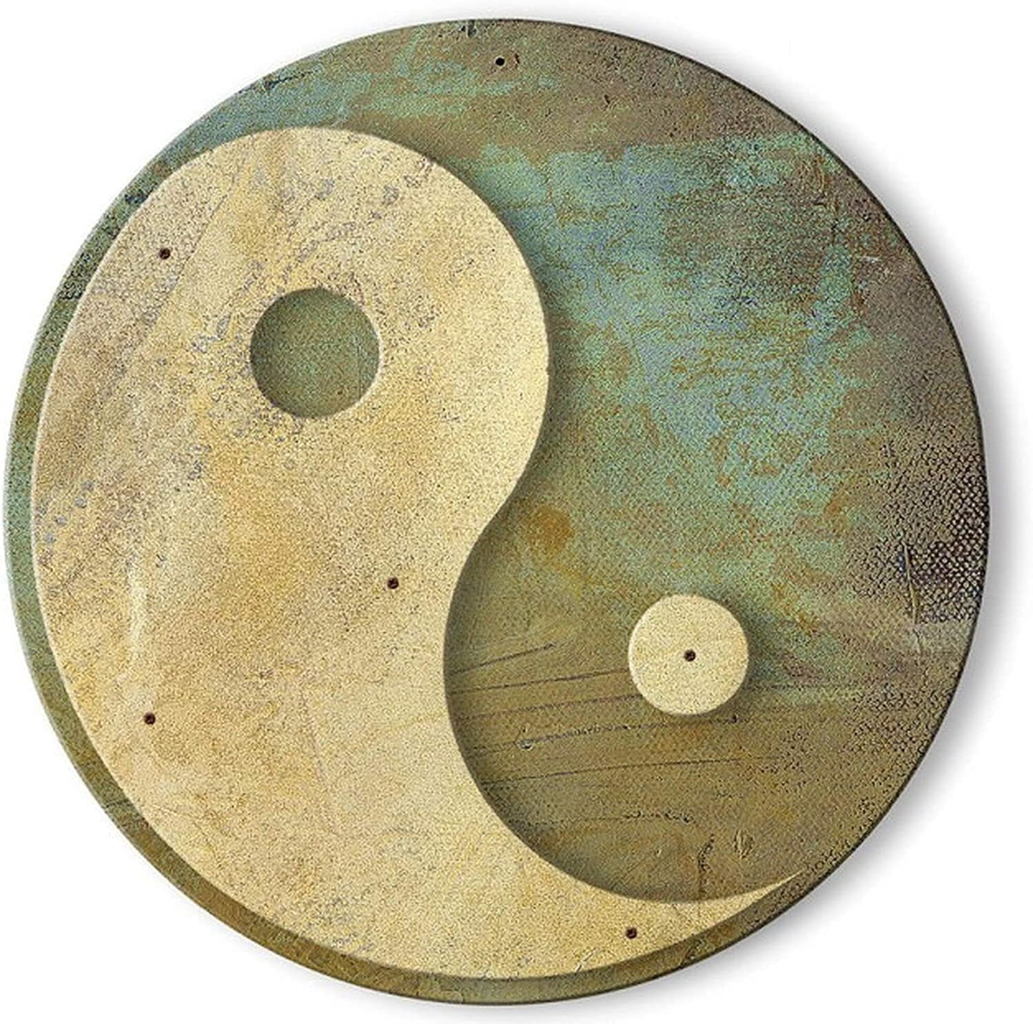 Yin and Yang Vintage Round Metal Tin Sign Nostalgic Metal Sign Home ...