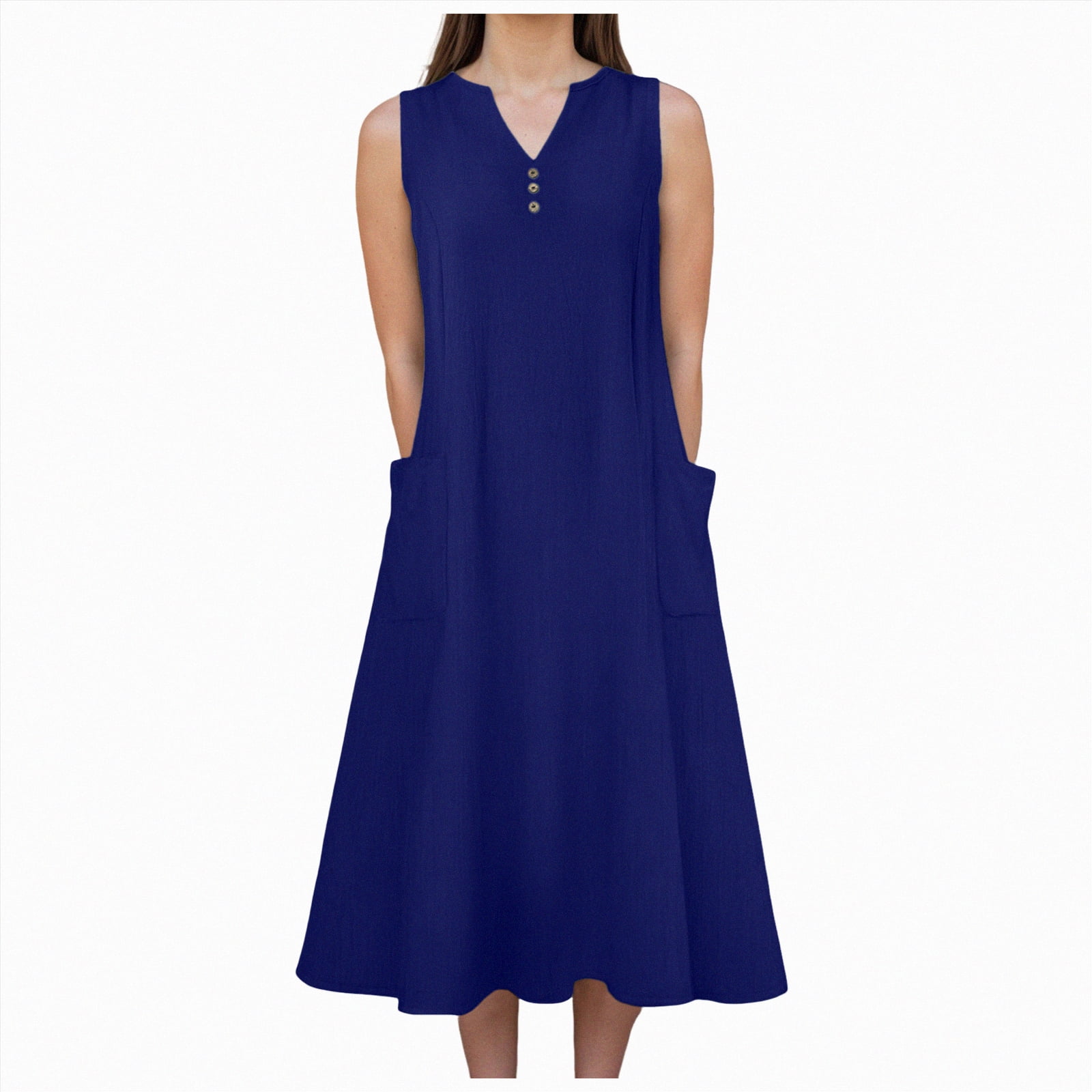 Yindaity Backless Maxi Dress for Women Low Back Dress for Women ...