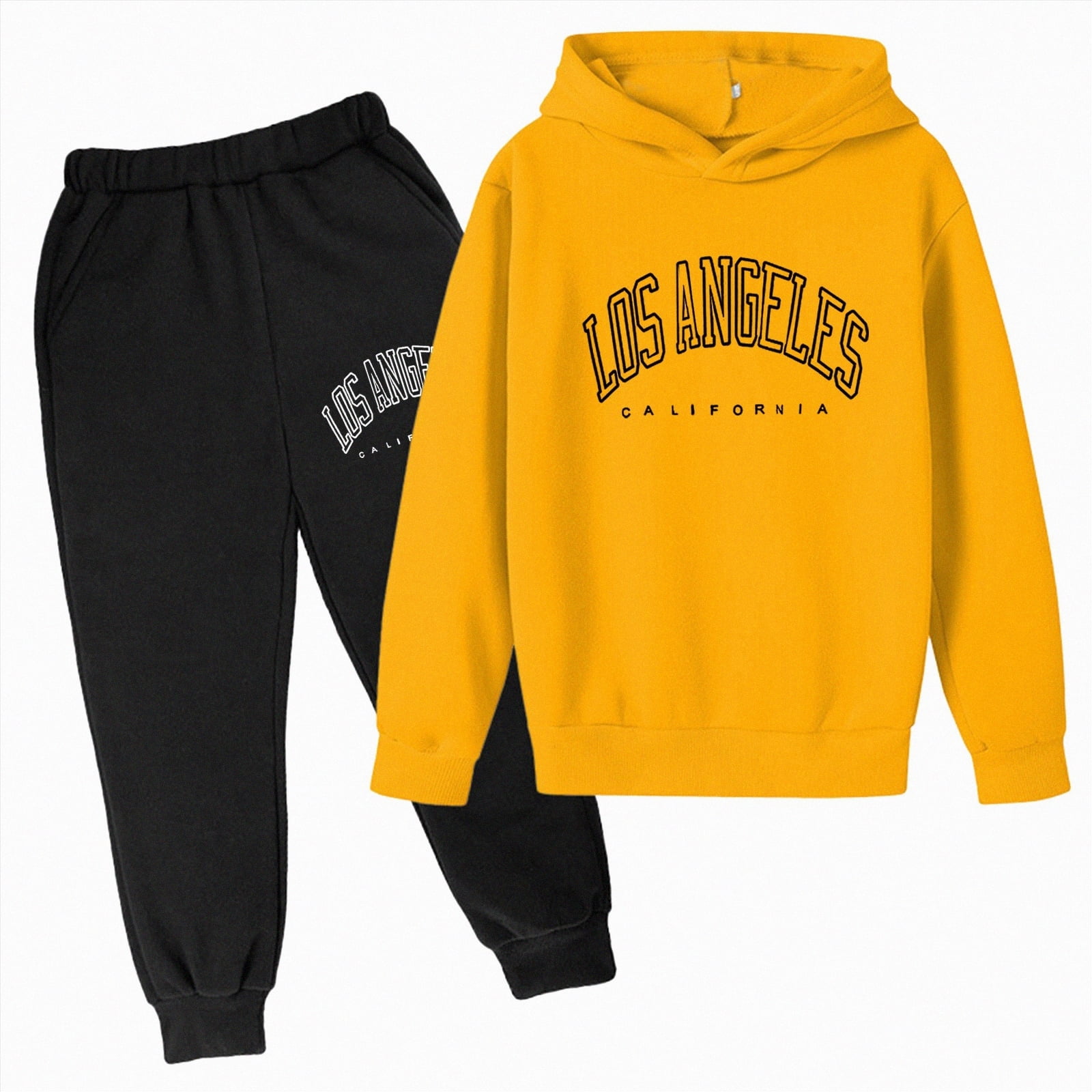 Yindaity Boys' Clothing Sets Fleece Sweatshirt and Pants Outfit Set ...