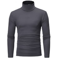 X RAY JEANS Mens Turtleneck Sweater Pullover, Light Heather Grey, 3XL ...