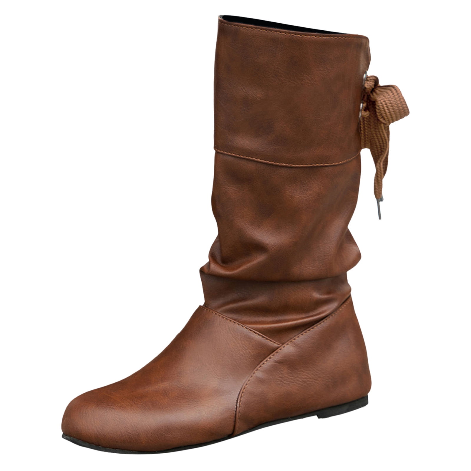 Yindaity Men’s Practice Dancing Shoes Soft Leather Flat Jazz Boots ...