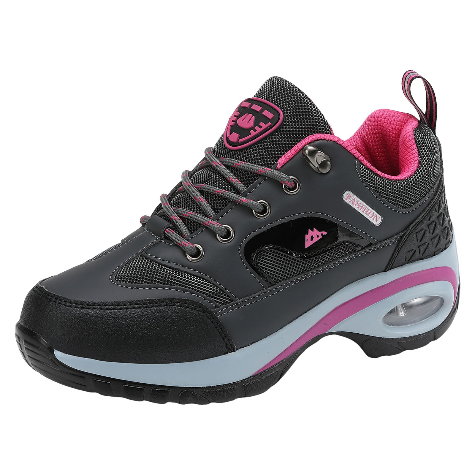 Yindaity PU Lightweight Running Shoes Womens Sneakers Fashion Walking ...