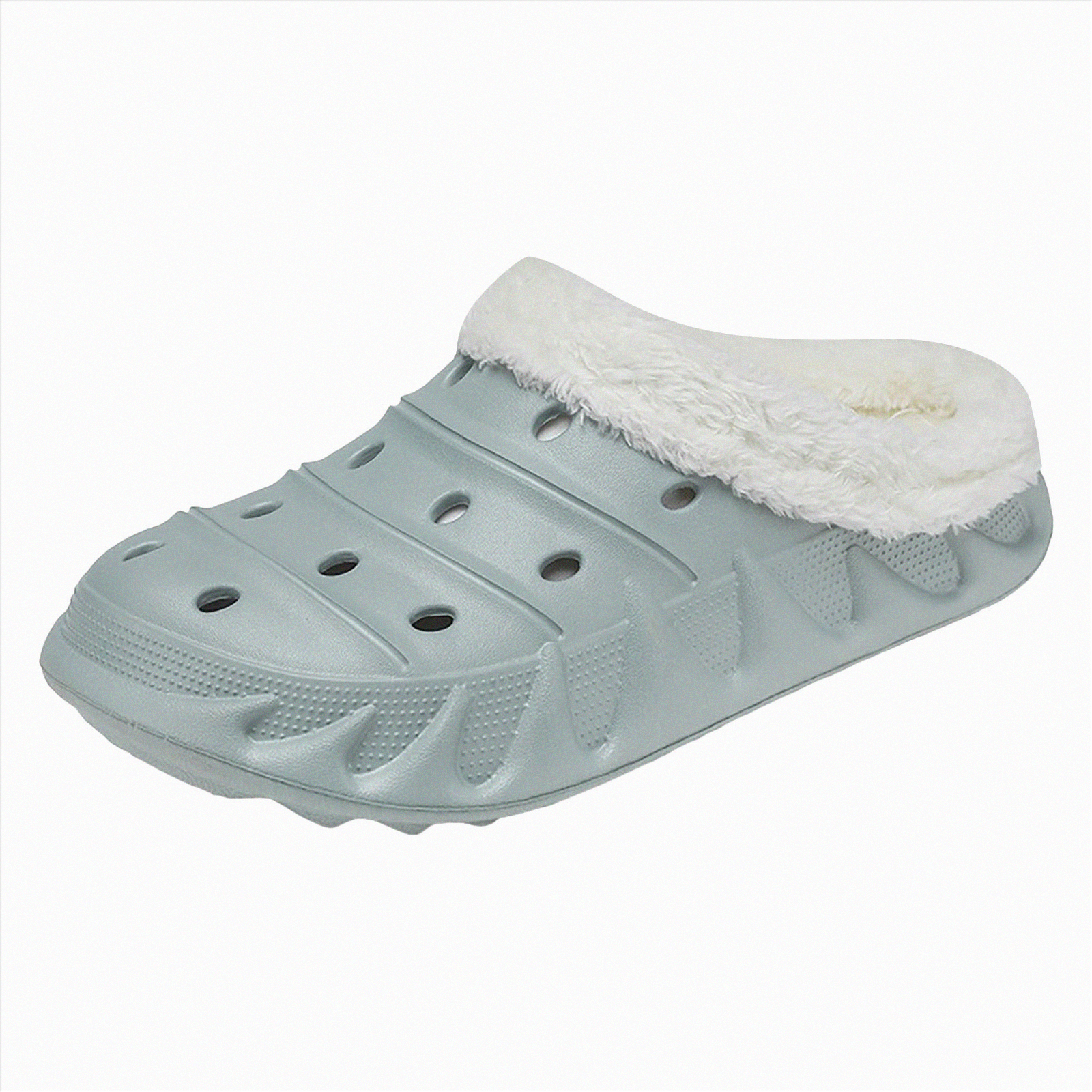Yindaity Slippers for Mom Women's Fuzzy Slippers Genuine Suede Leather ...