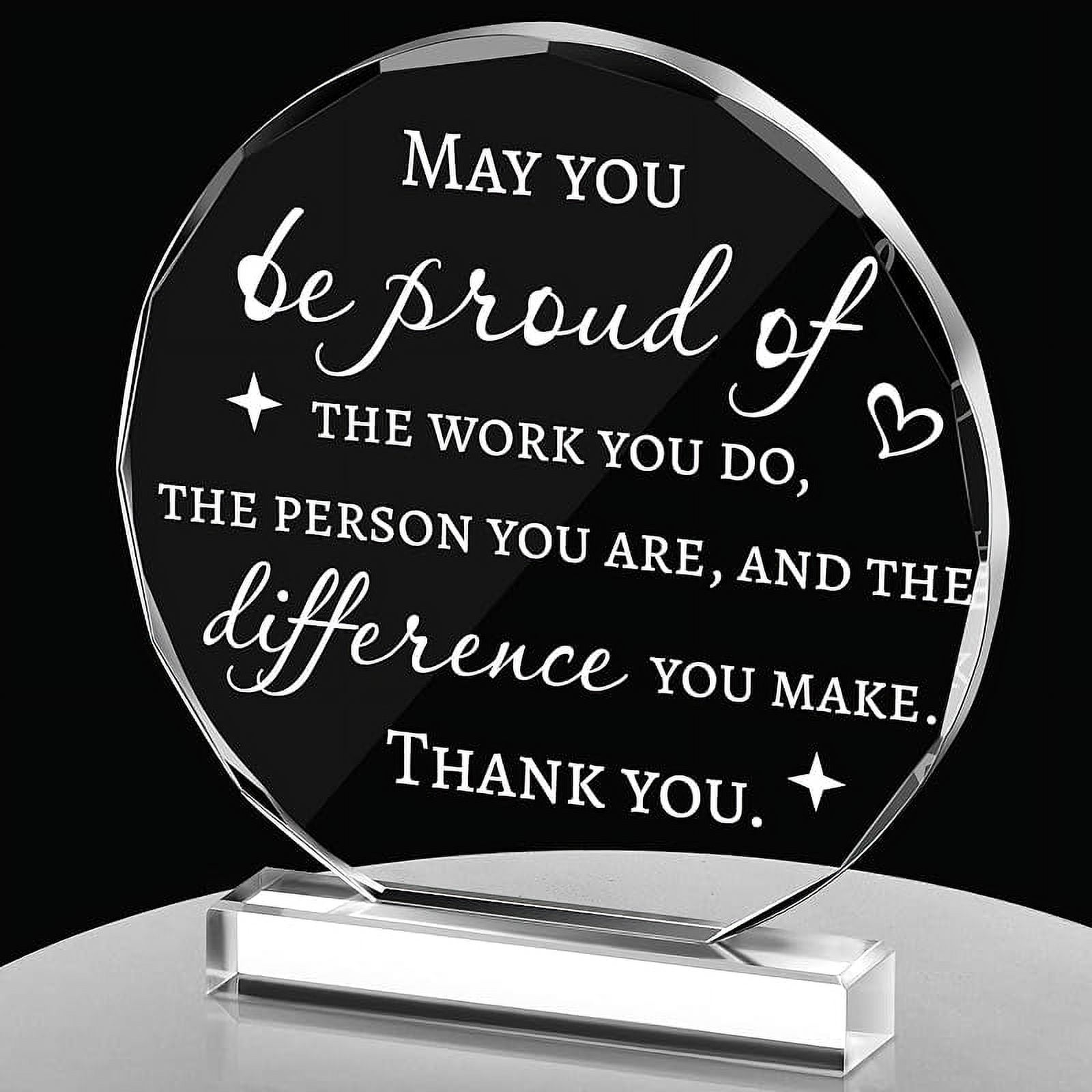 Yinder Thank You Gift for Women Appreciation Teacher Coworker Office ...