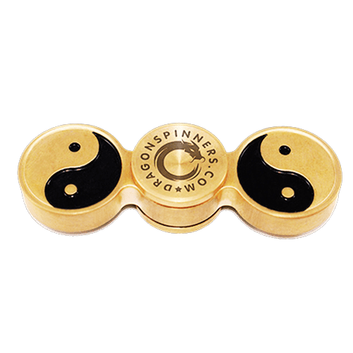 Ying Yang Brass Metal Fidget Spinner – Maximum Spin Time – Precision ...