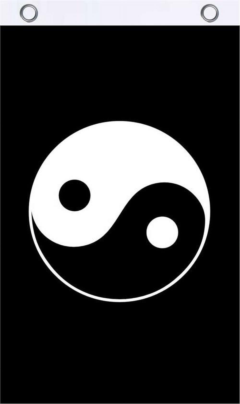 Ying Yang Fly Flag 3' x 5' - Walmart.com