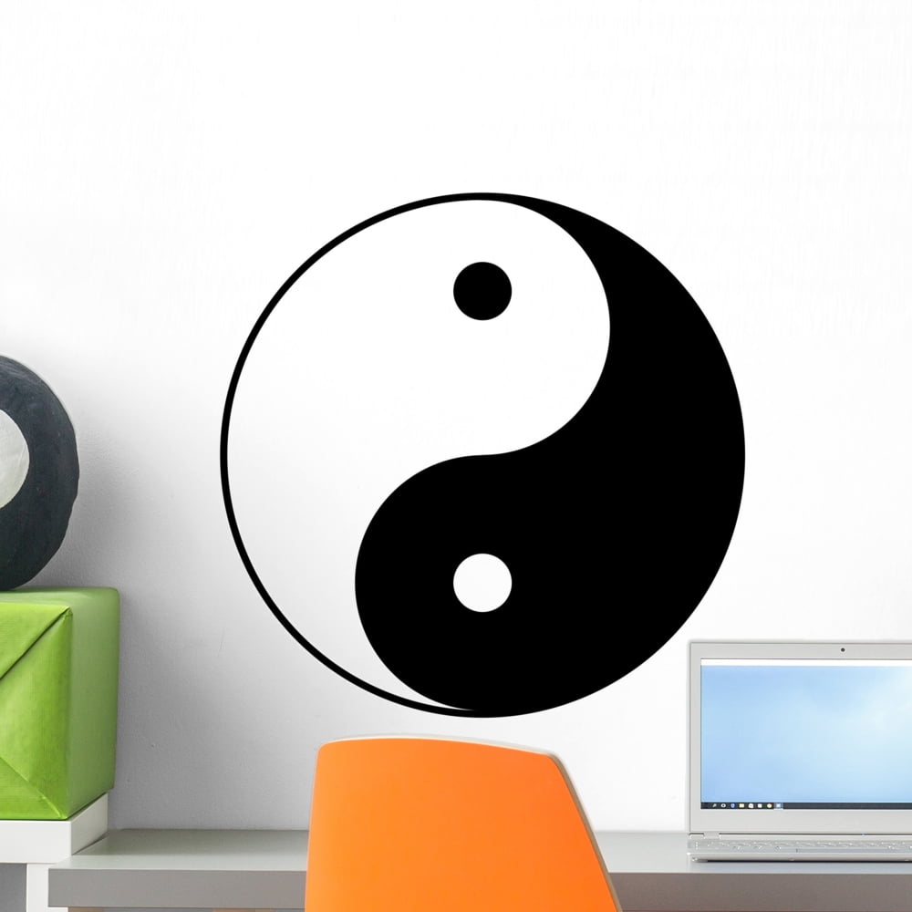 Ying Yang Wall Decal Sticker by Wallmonkeys Vinyl Peel and Stick ...