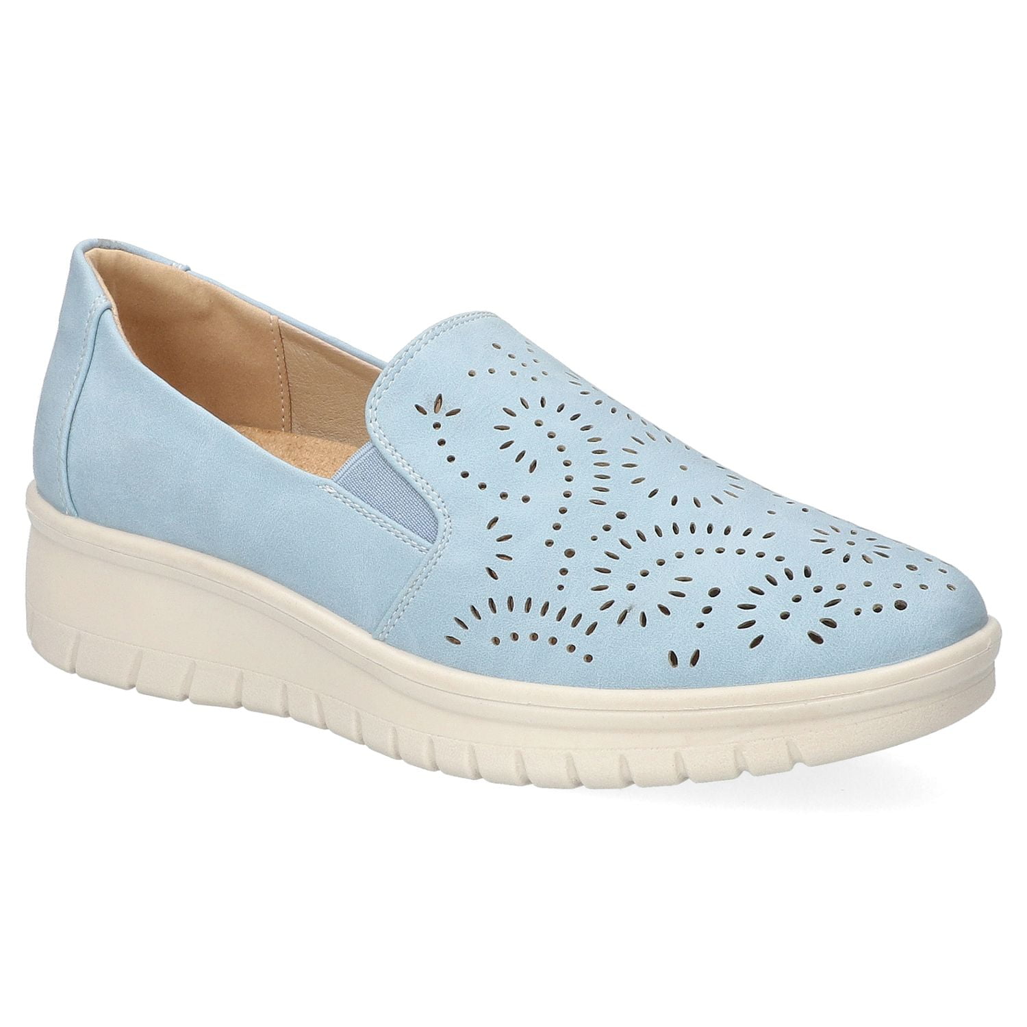 Ying by Easy Street Women's Comfort Flats Color: Light Blue Size: 9 ...