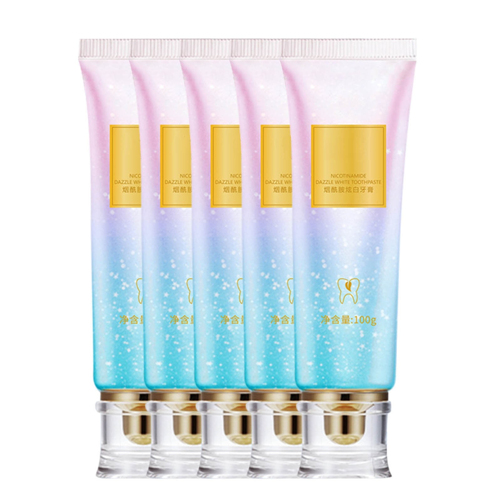 YingTaiLi 5Pcs Radiant Whitening Toothpaste, Niacinamide Intensive ...