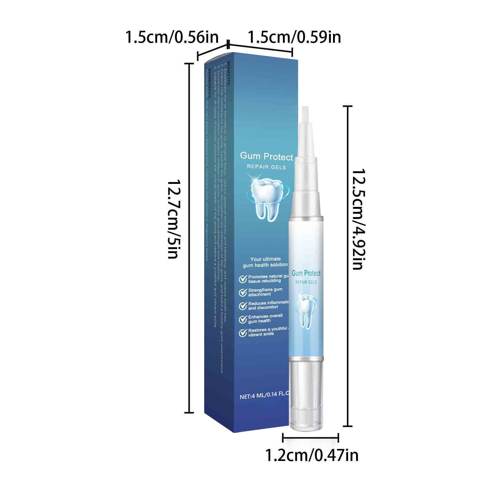 YingTaiLi Teeth Whitening Pen (1Count), No Sensitivity Teeth Whitening ...