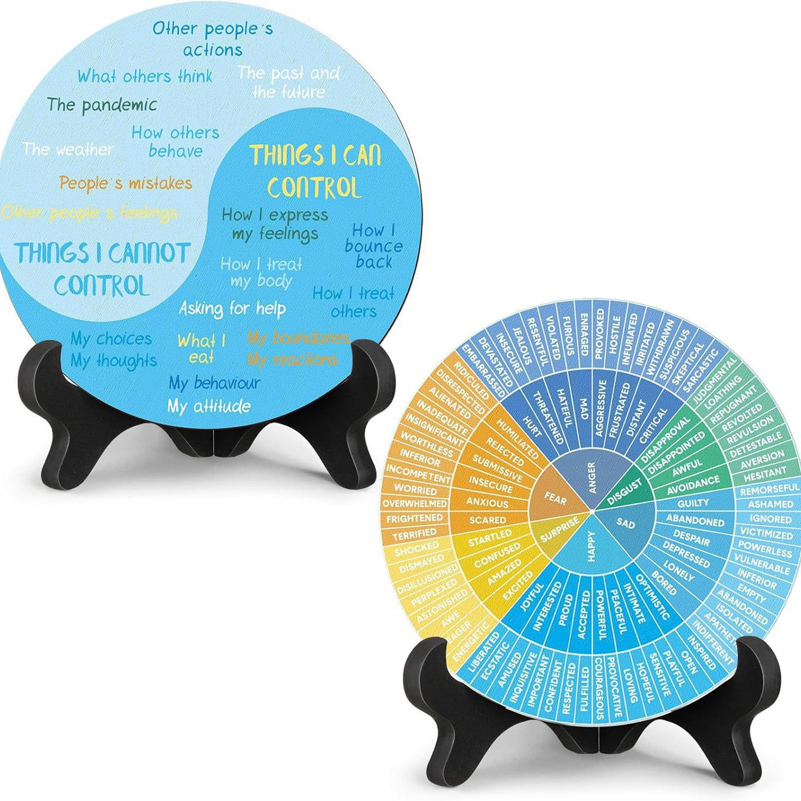 YingTaili Calming Emotion Wheel, Aesthetic Ornament for Psychological ...