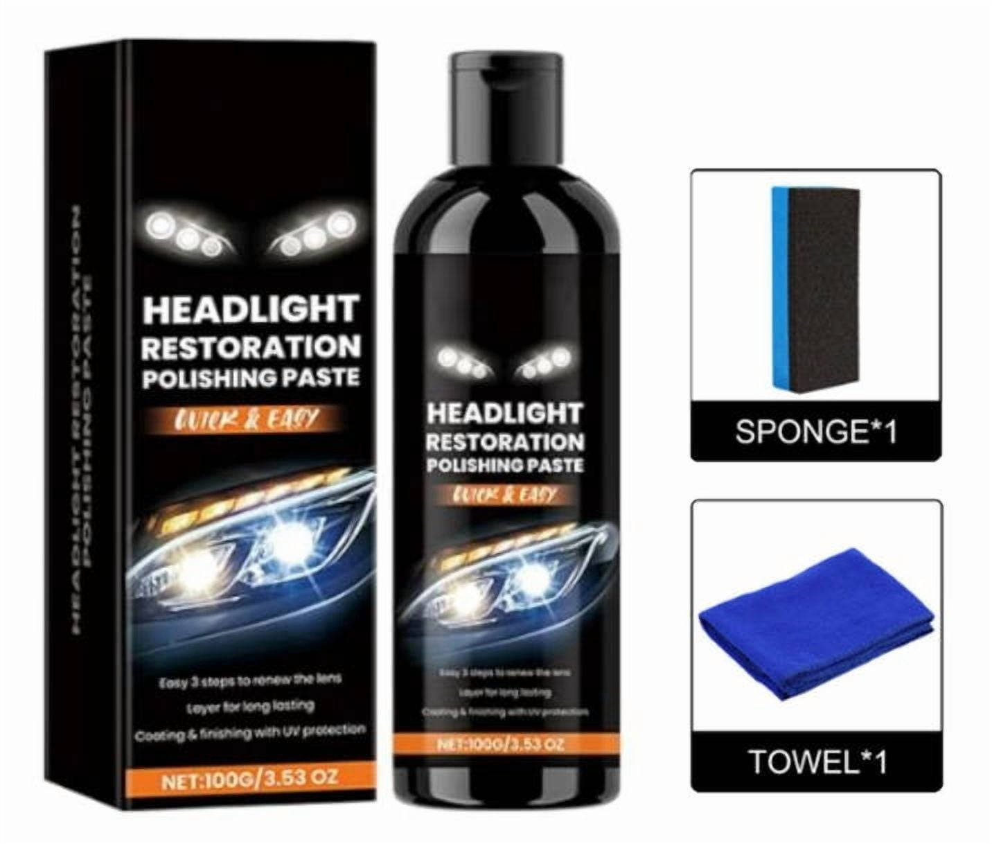 YingYouFu Car Headlight Restoration Kit - Oxidation Removal ...