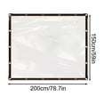 YingYouFu Clear Poly Tarps for Outdoor Garden Protection - Heavy-Duty ...