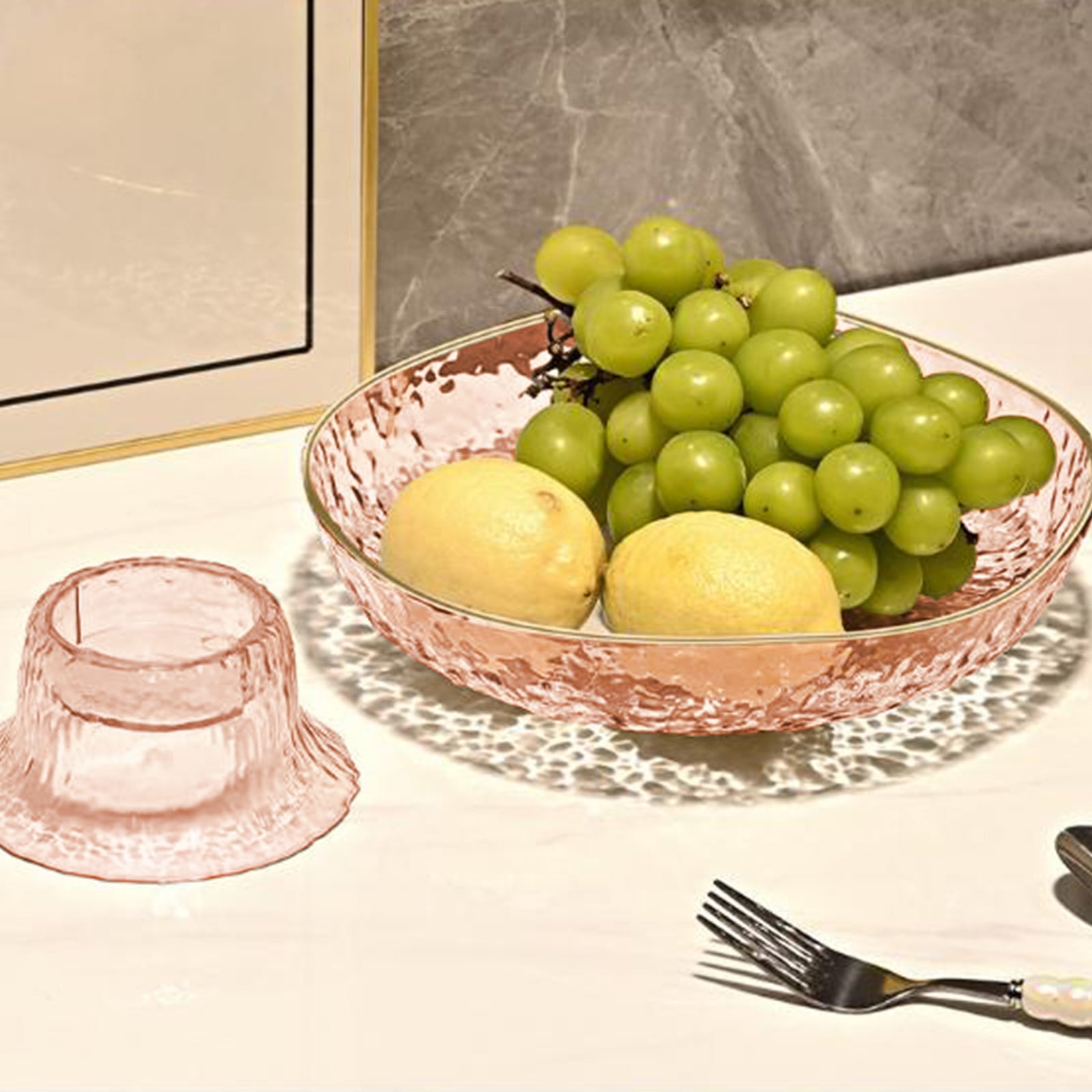 YingYouFu Fruit Bowl Kitchen Strainer Bowl - Round Vegetable Strainer ...