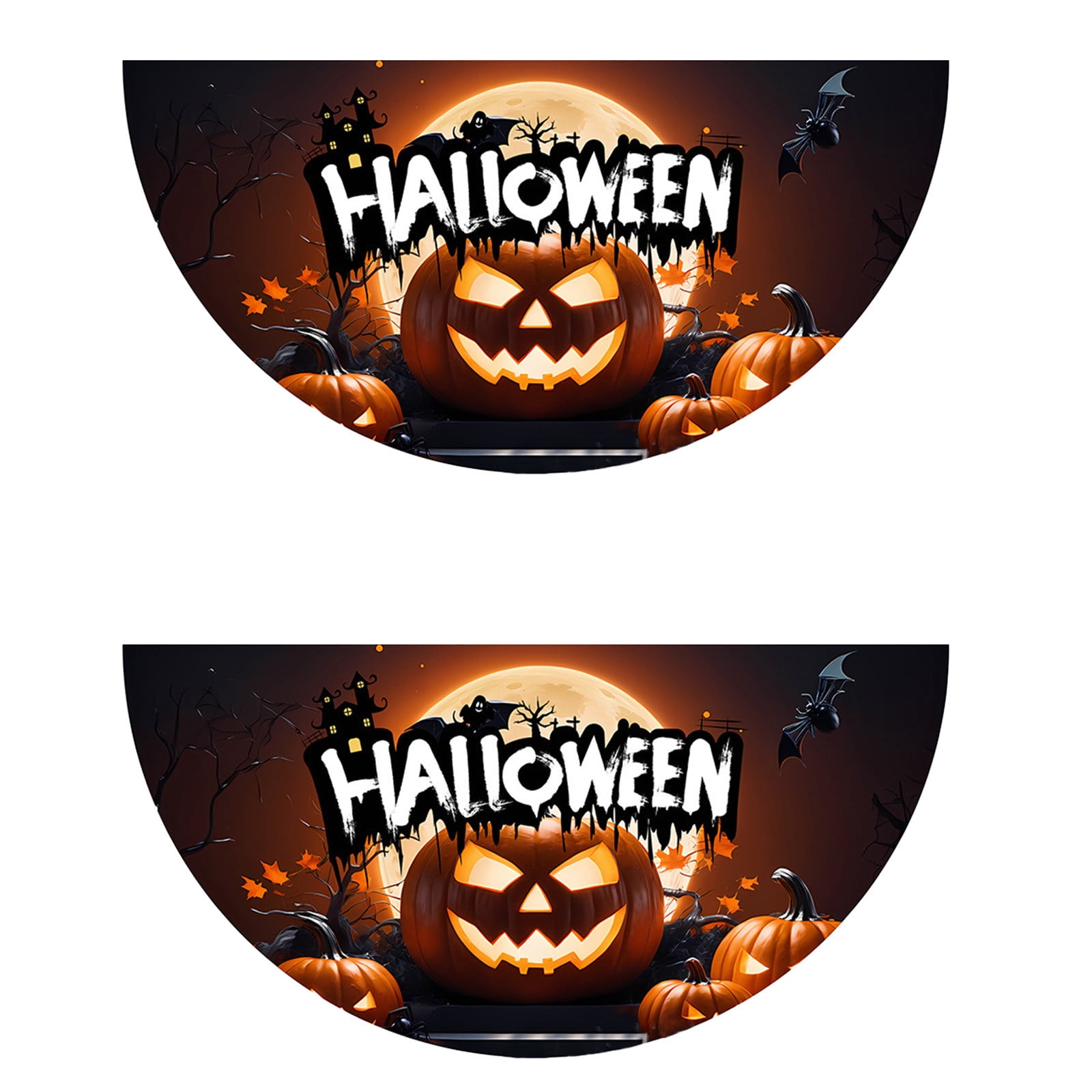 YingYouFu Halloween Pennant Banners Flags, 2 Pack Outdoor and Indoor ...