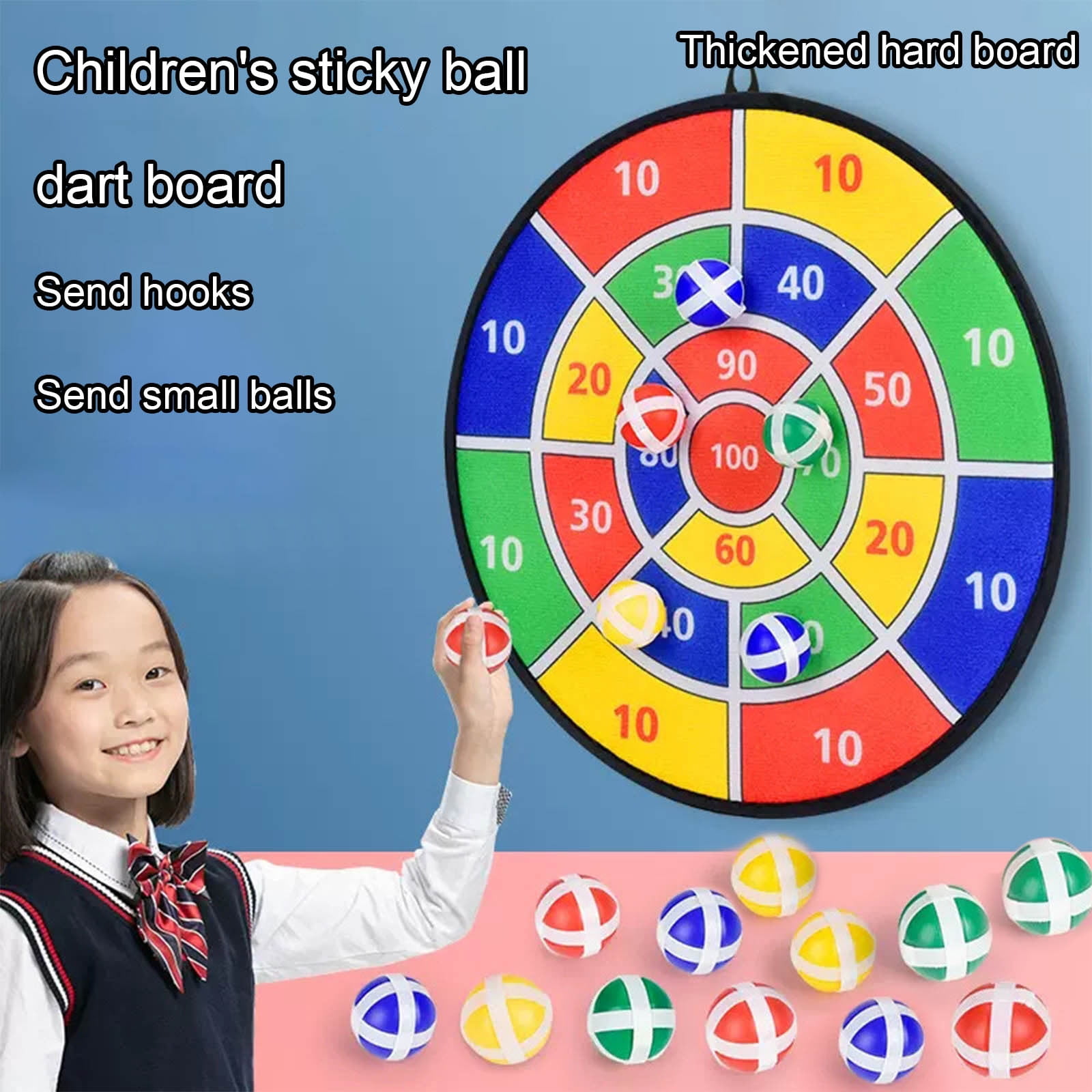 YingYouFu Hardboard Children’S Ball Toy - Indoor Dart Board, Outdoor ...