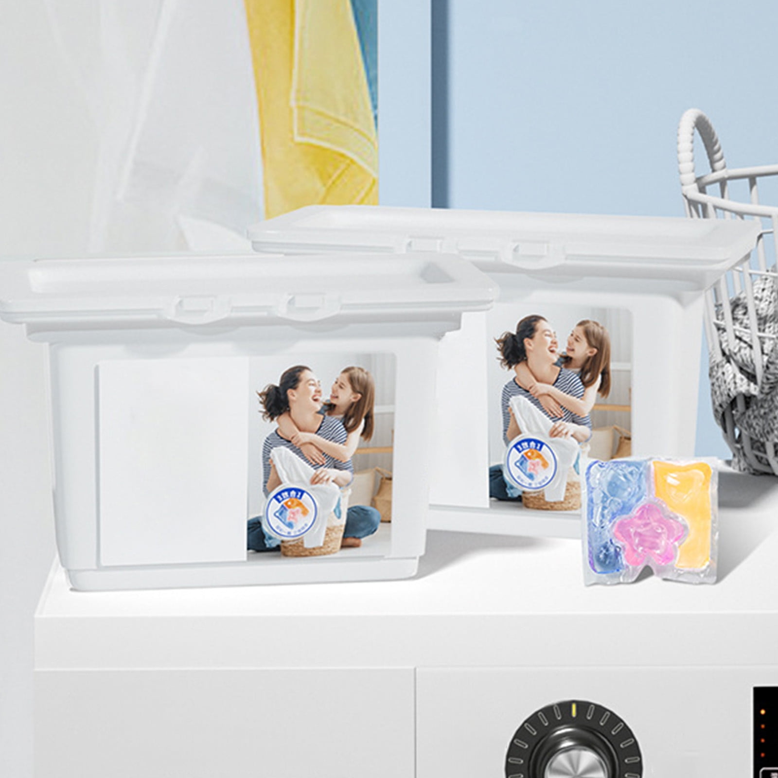 YingYouFu Laundry Gel in a Box, Long-Lasting Stain Remover Beads ...