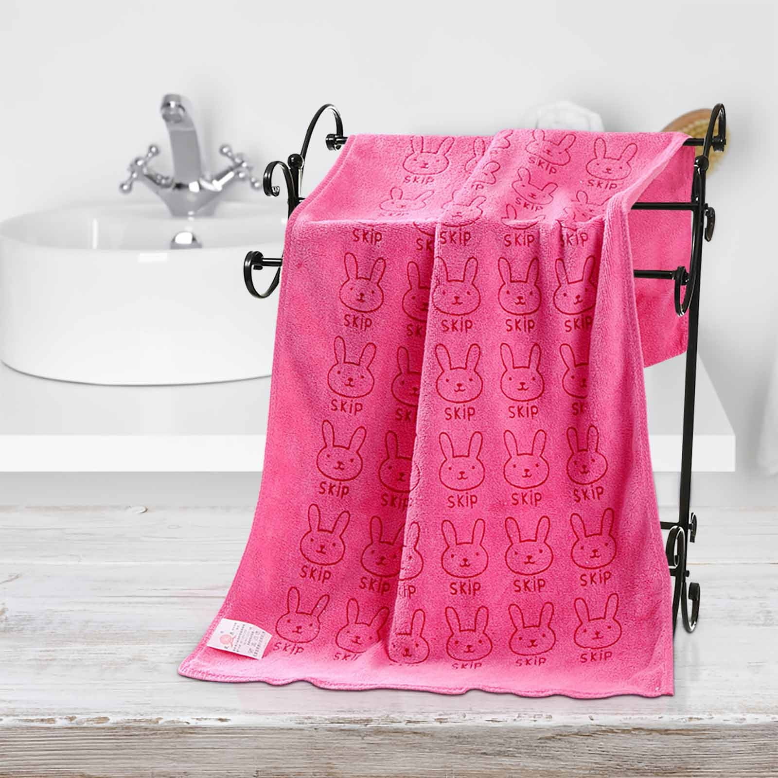 YingYouFu Rabbits Towel - Superfine Fiber Printing Towel with Strong ...
