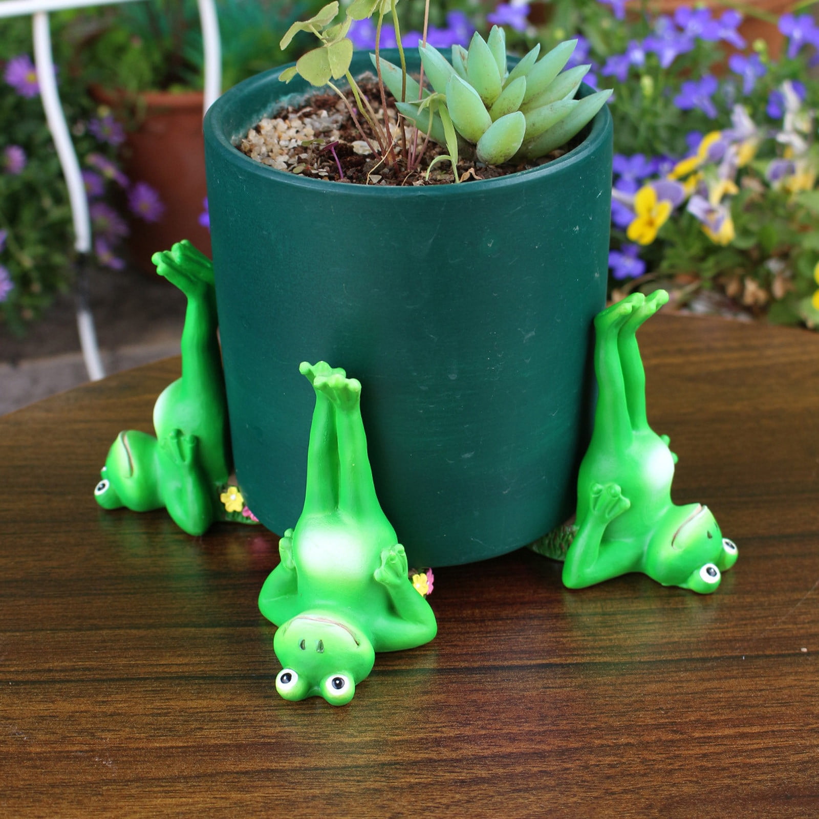 YingYouFu Reading Inverted Cup Mat, Flower Pot Foot Support, Resin ...