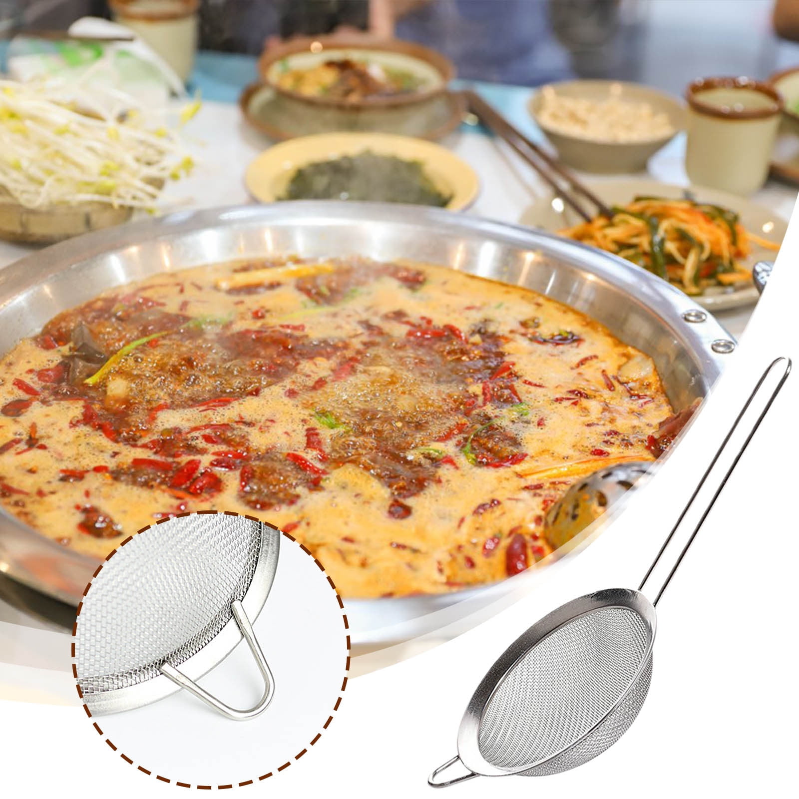 YingYouFu Slotted Spoon Stainless Steel - Rust-Proof and Heat- Skimming ...