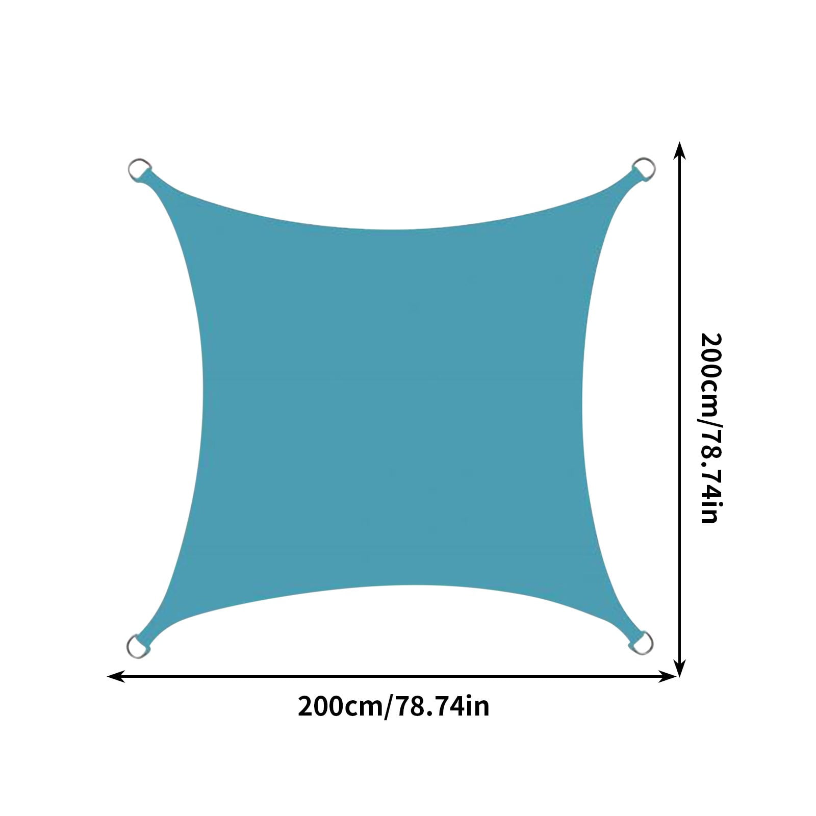 YingYouFu Sun Protection Triangular Shade for Garden, Swimming Pool ...