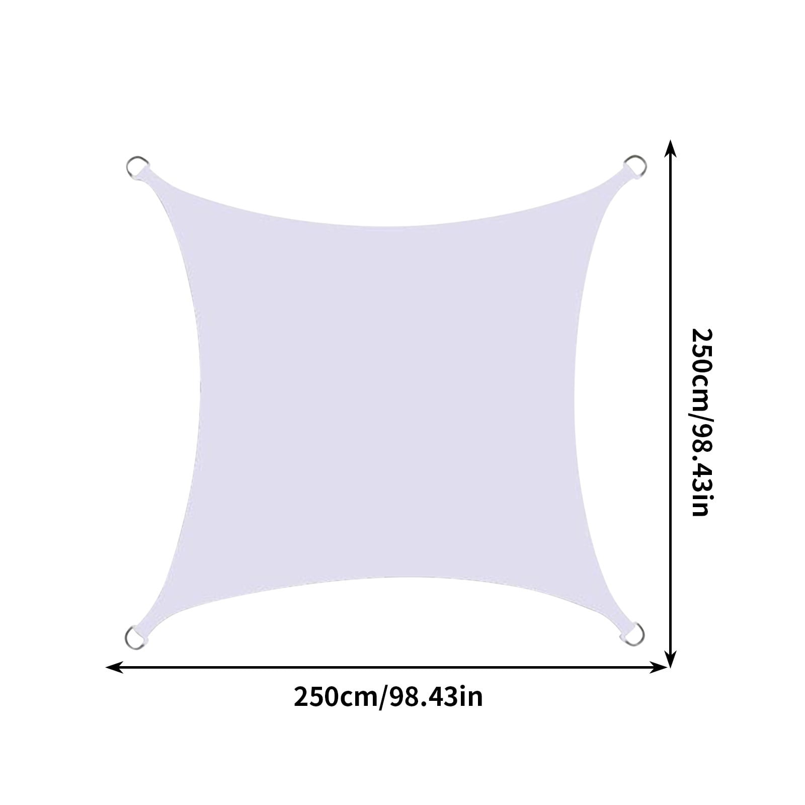 YingYouFu Sun Protection Triangular Shade, Garden Swimming Pool- Shade ...