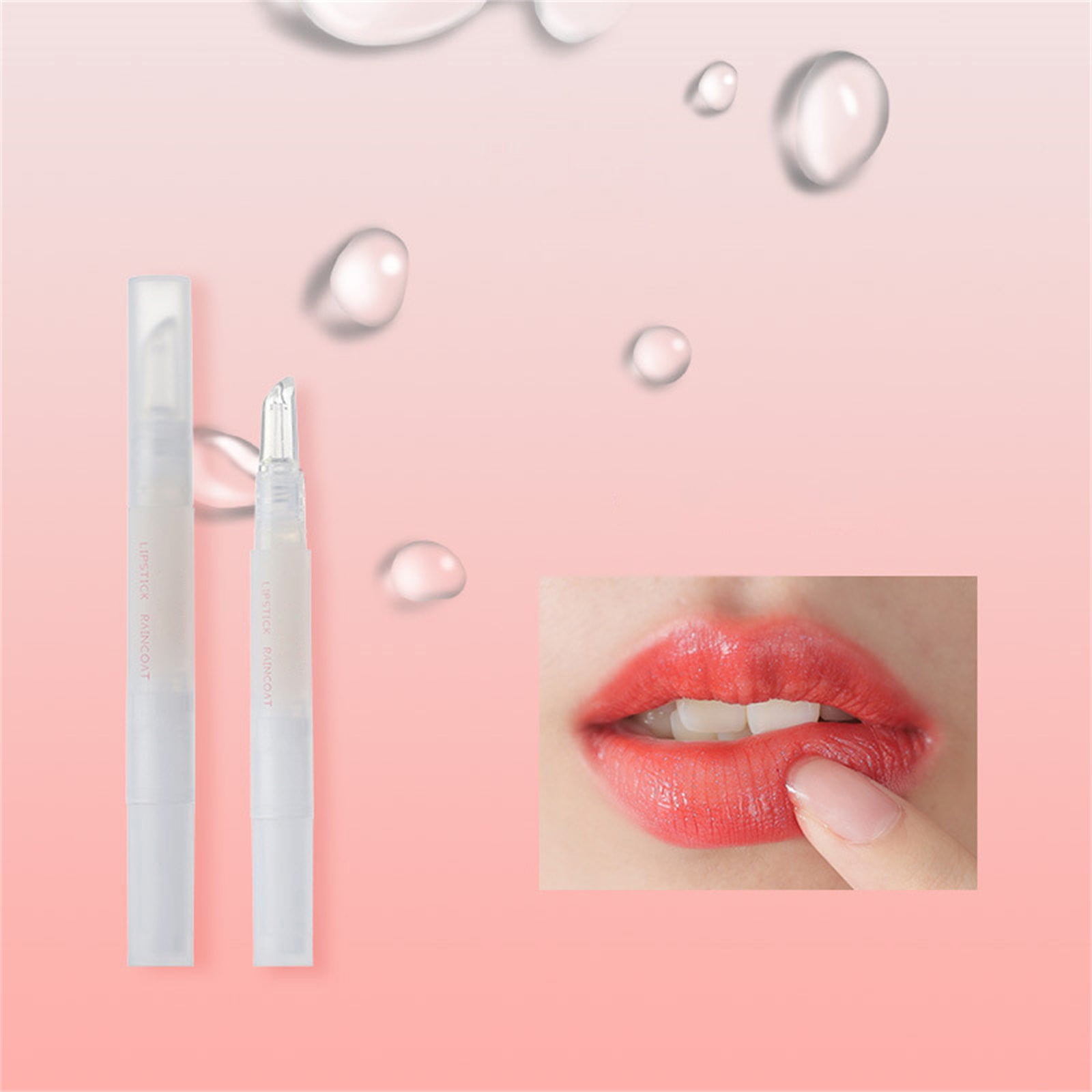 Yinguo Lipstick Raincoat Lip Glaze Lipstick Sealer Lipstick Fixed Color ...