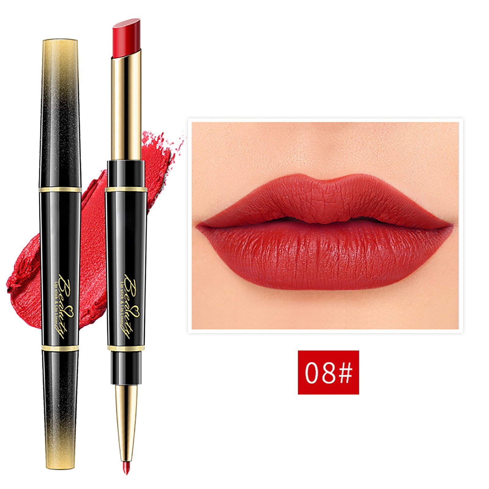 Yinguo Set Velvety Waterproof Pencil Lasting Long Liquid + Lipstick ...