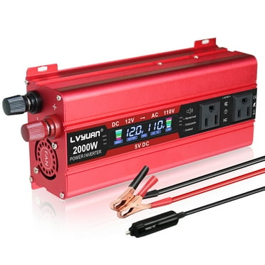 EverStart 750 Watts Portable Slim Inverter with Digital Display and ...