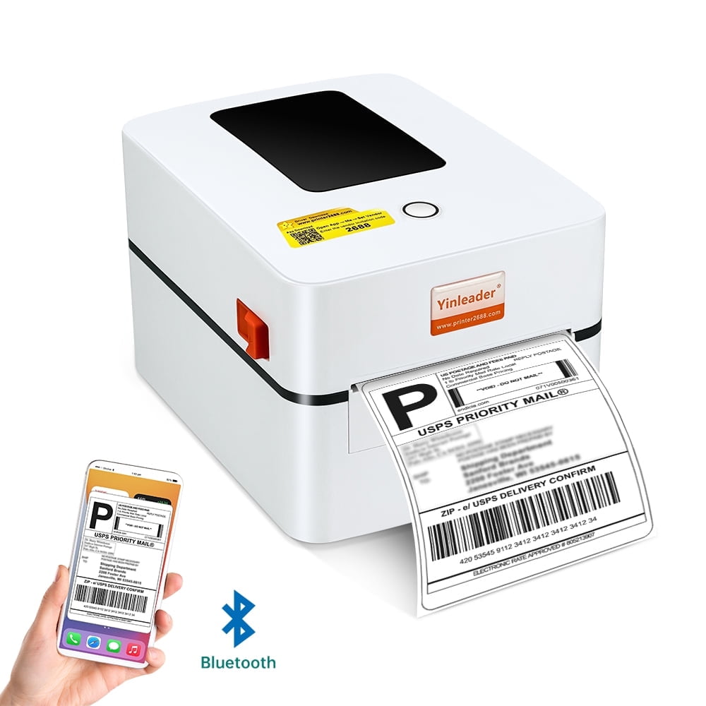 Free Shipping! Yinleader Shipping Label Printer Bluetooth 4x6 Thermal ...