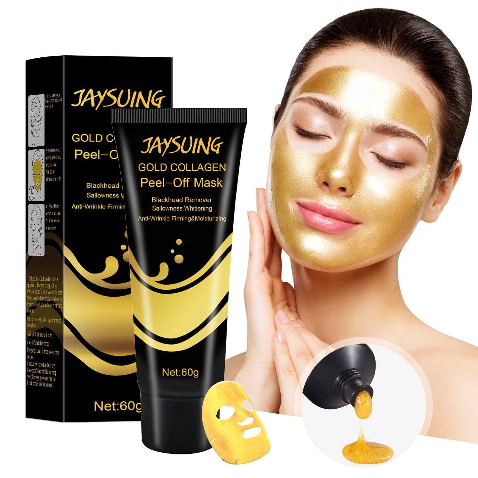 Yinmgmhj Face Pulled Oil Control Shrinking Gold Lift Skin Skin Facial ...