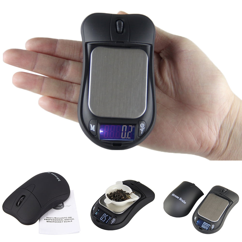 Yinreli 200g/0.01g LCD Display Jewelry Digital Pocket Scale Mouse Shape ...