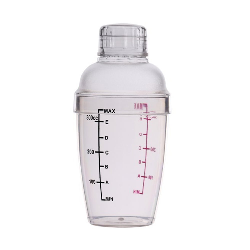 Yinreli 350/500/700/1000ml Transparent Dual Scale Grams Cocktail Shaker ...