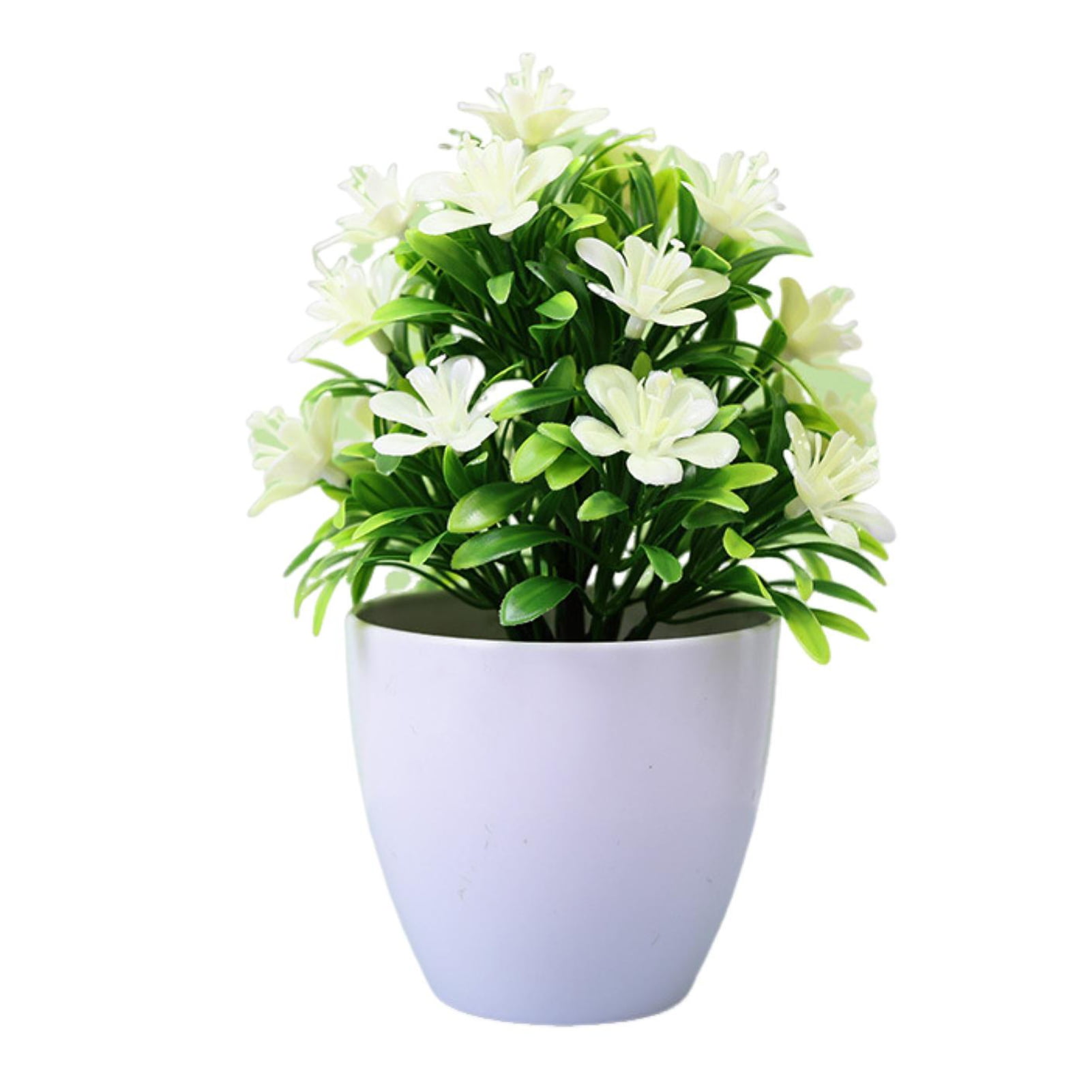 Yinreli Artificial Bonsai Plant Faux Bonsai with Flowers Artificial ...