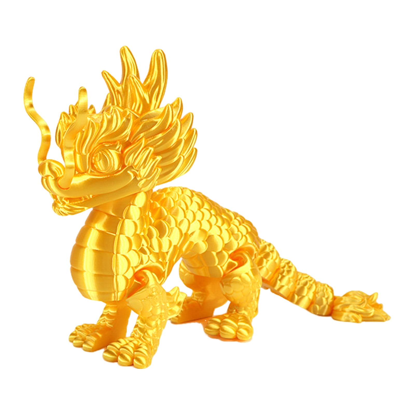 Yinreli Dragon Ornament 3d Printed Dragon Figurine Realistic Mini ...