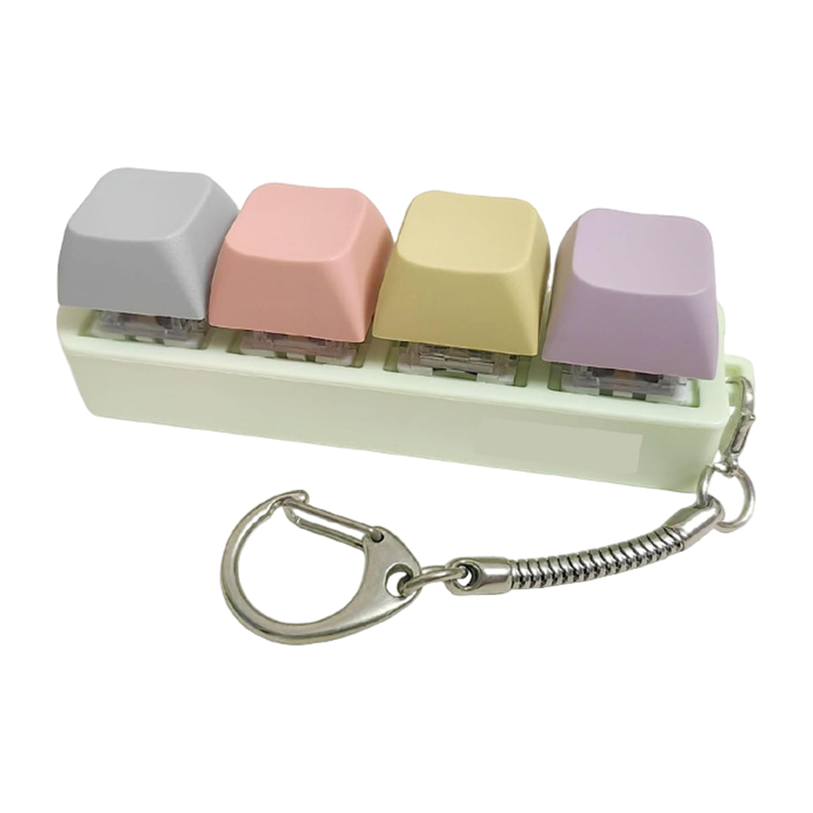 Yinreli Fidget Keyboard Toy Mechanical Keyboard Fidget Keychain ...