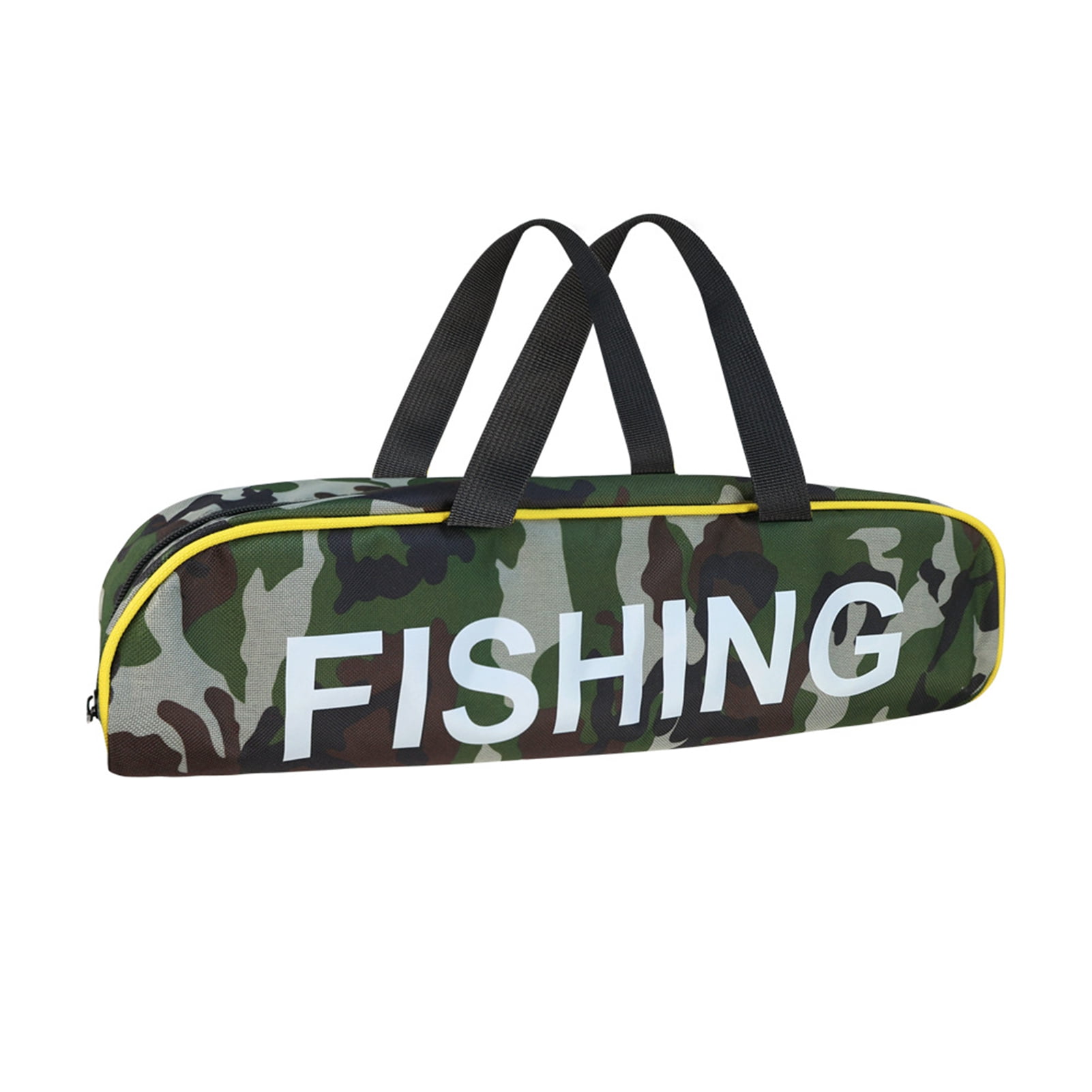 Yinreli Fishing Gear Bag with Portable Handle Camouflage Fishing Gear ...