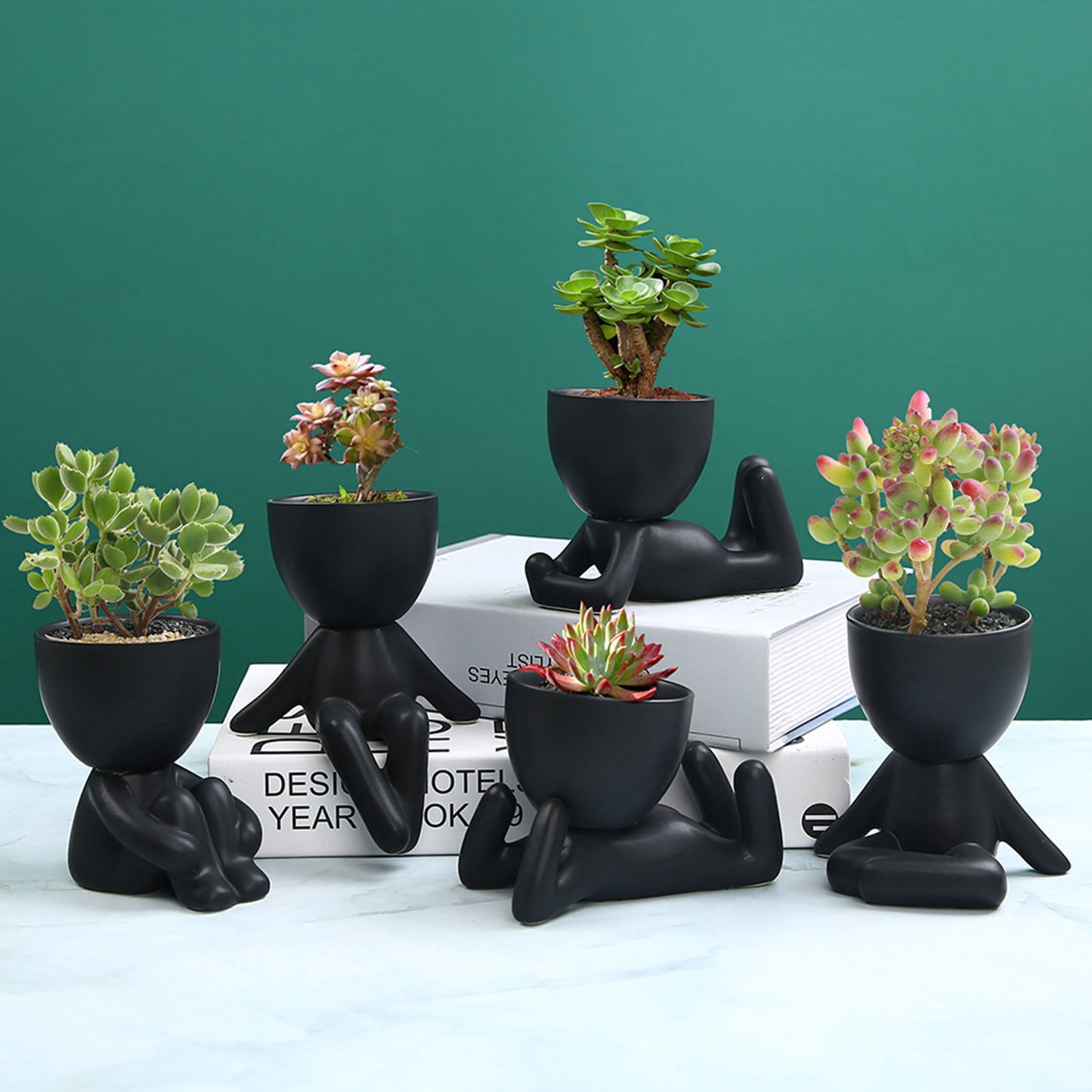 Yinreli Flower Pot Ornament Simple Anti-corrosion Ceramic Creative ...
