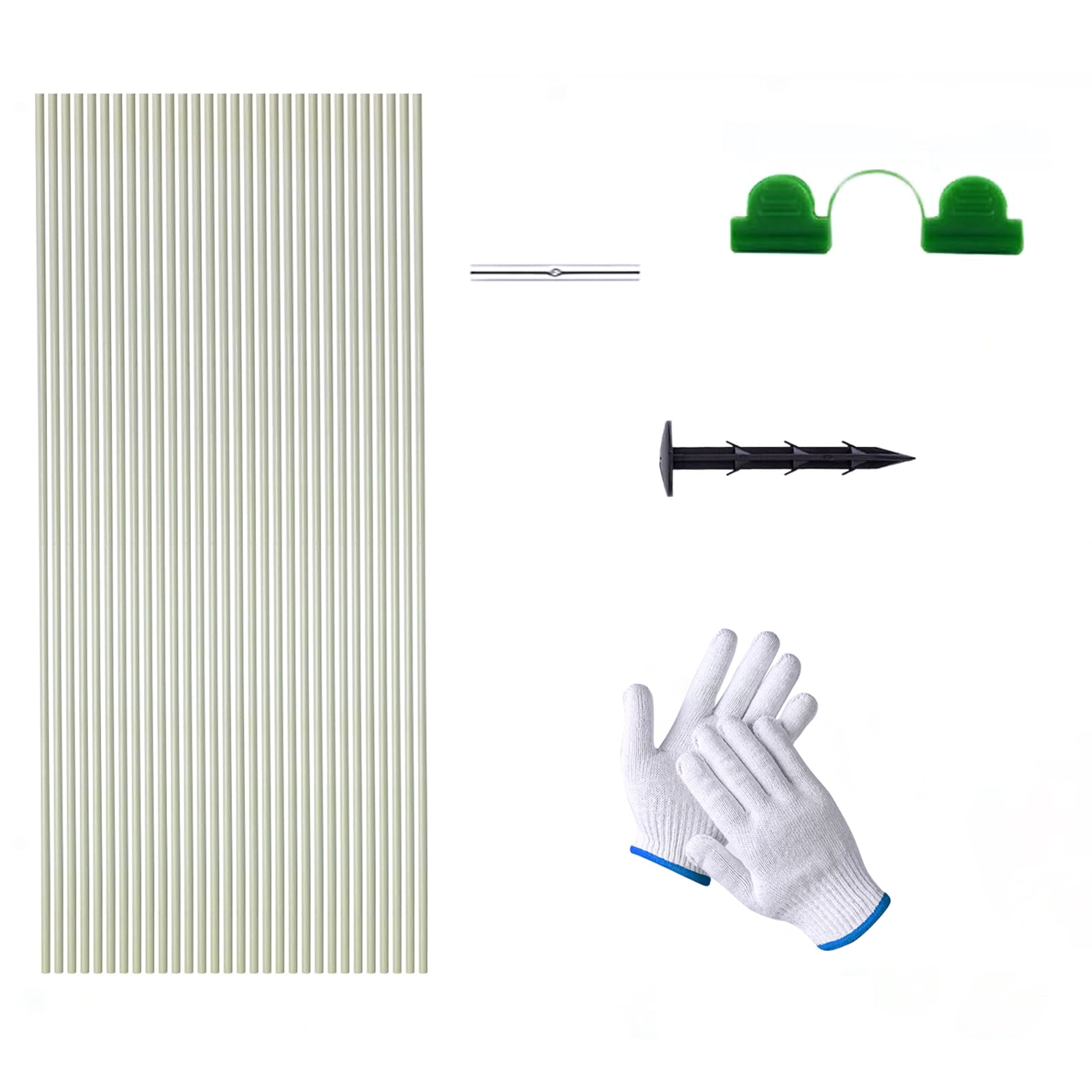 Yinreli Greenhouse Hoop Kit Greenhouse Hoops for Raised Beds Detachable ...