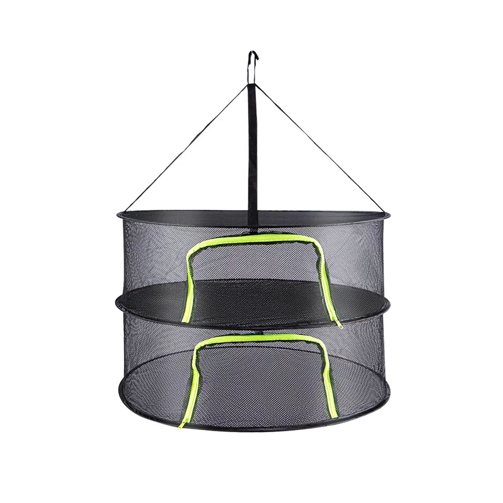 Yinreli Herb Drying Net with Zippered Closure 60cm Foldable Herb Drying ...