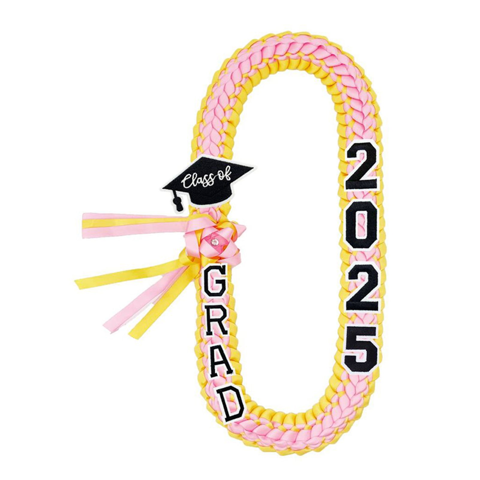 Yinreli Honor Cords 2025 Graduation Leis Braided Ribbon Lei Necklace ...