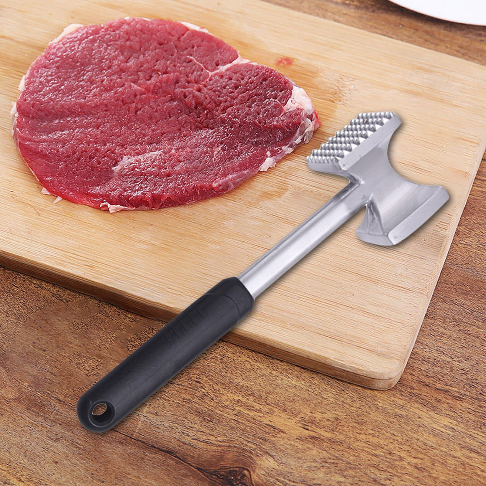 Yinreli Meat Tenderizer Powerful Professional Double Sided Square Meat ...