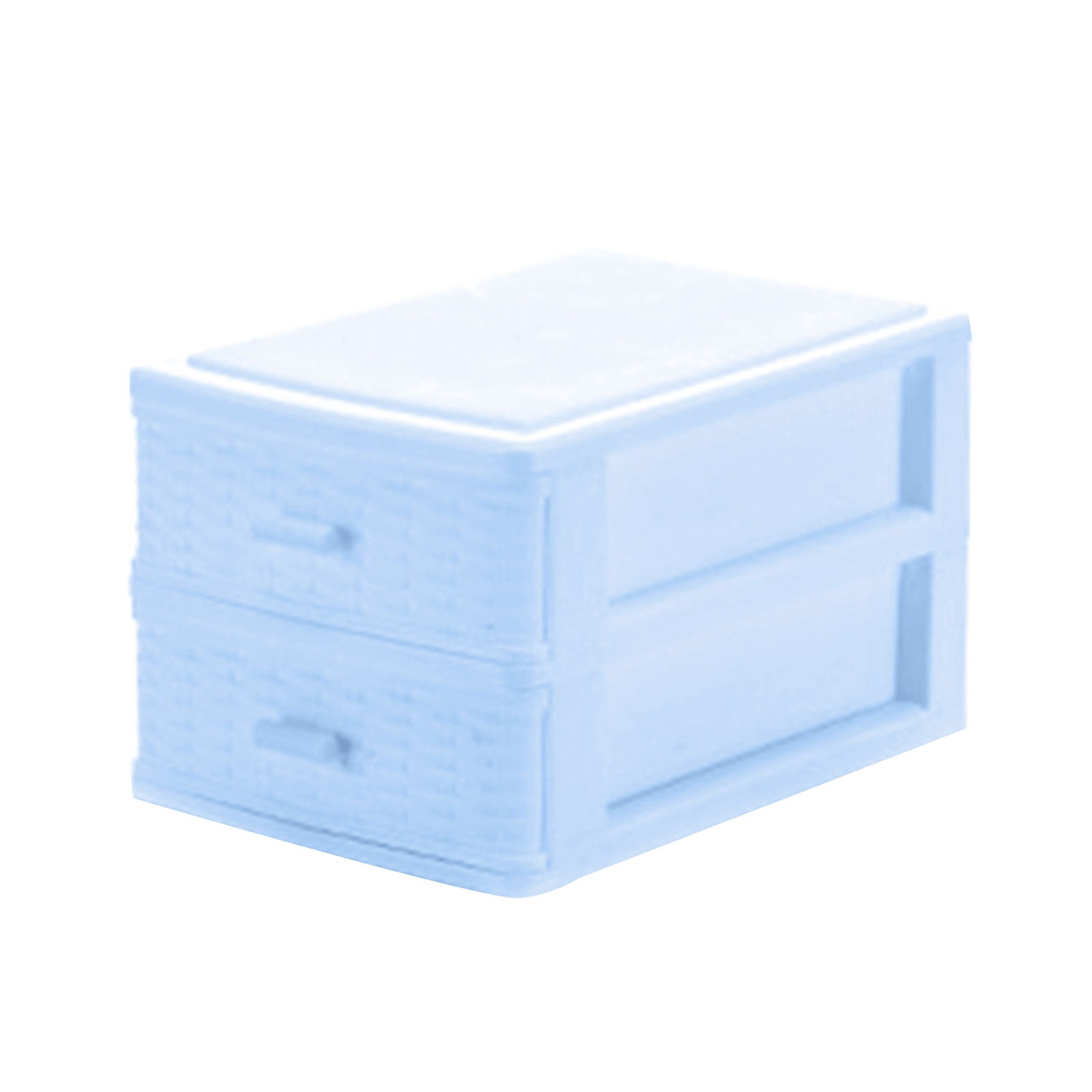 Yinreli Mini Multi-Layer Desktop Drawer Style Storage Box Plastic ...