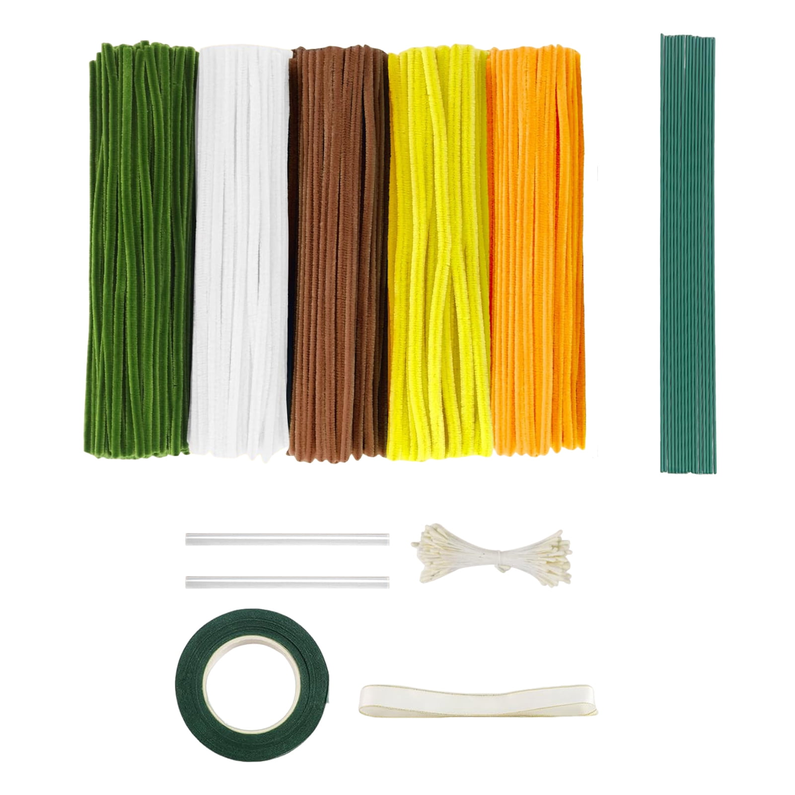 Yinreli Pipe Cleaners for Crafts Pipe Cleaners Set for Crafts Assorted ...