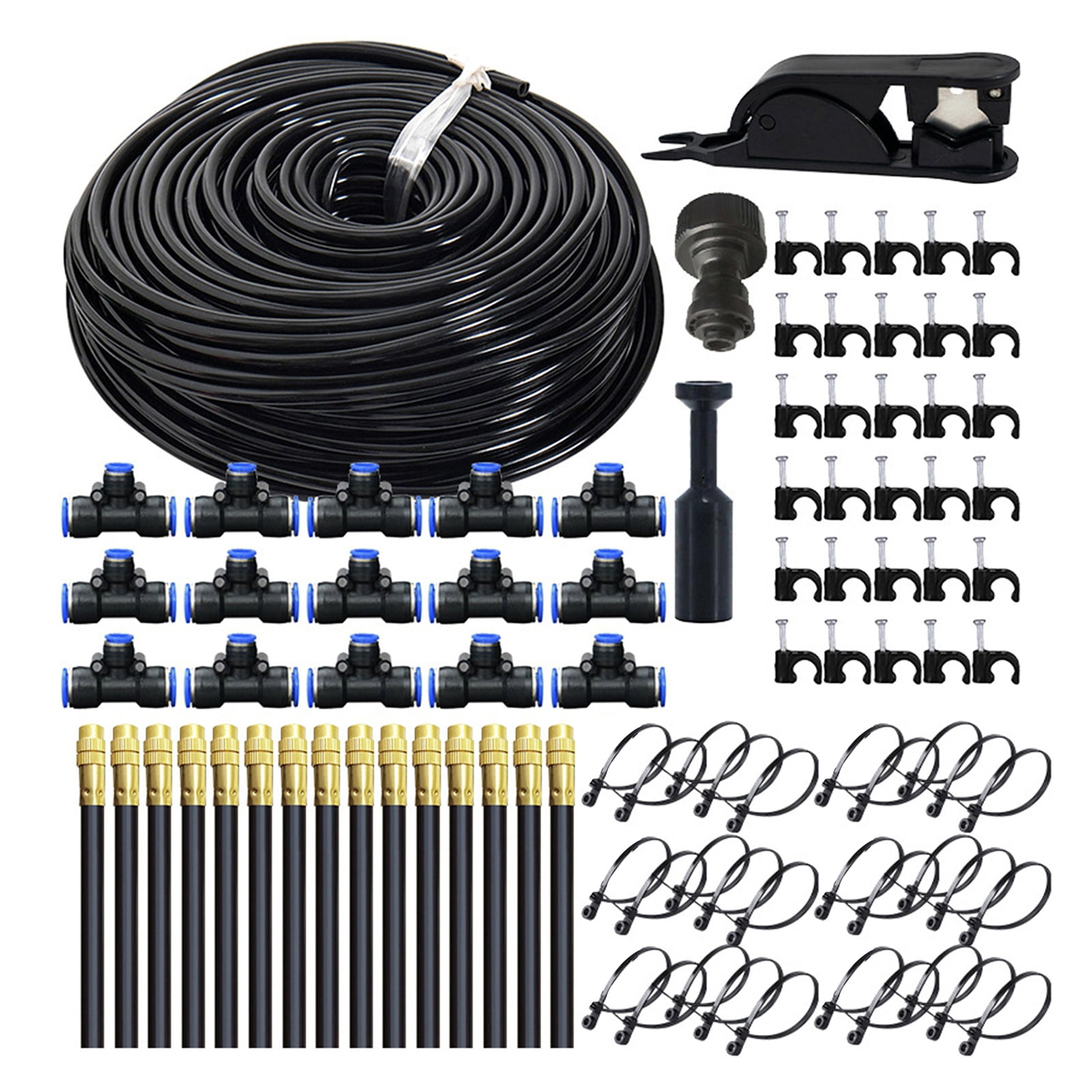 Yinreli Pipe Spray Nozzle Installation Kit Drip Irrigation Set Garden ...