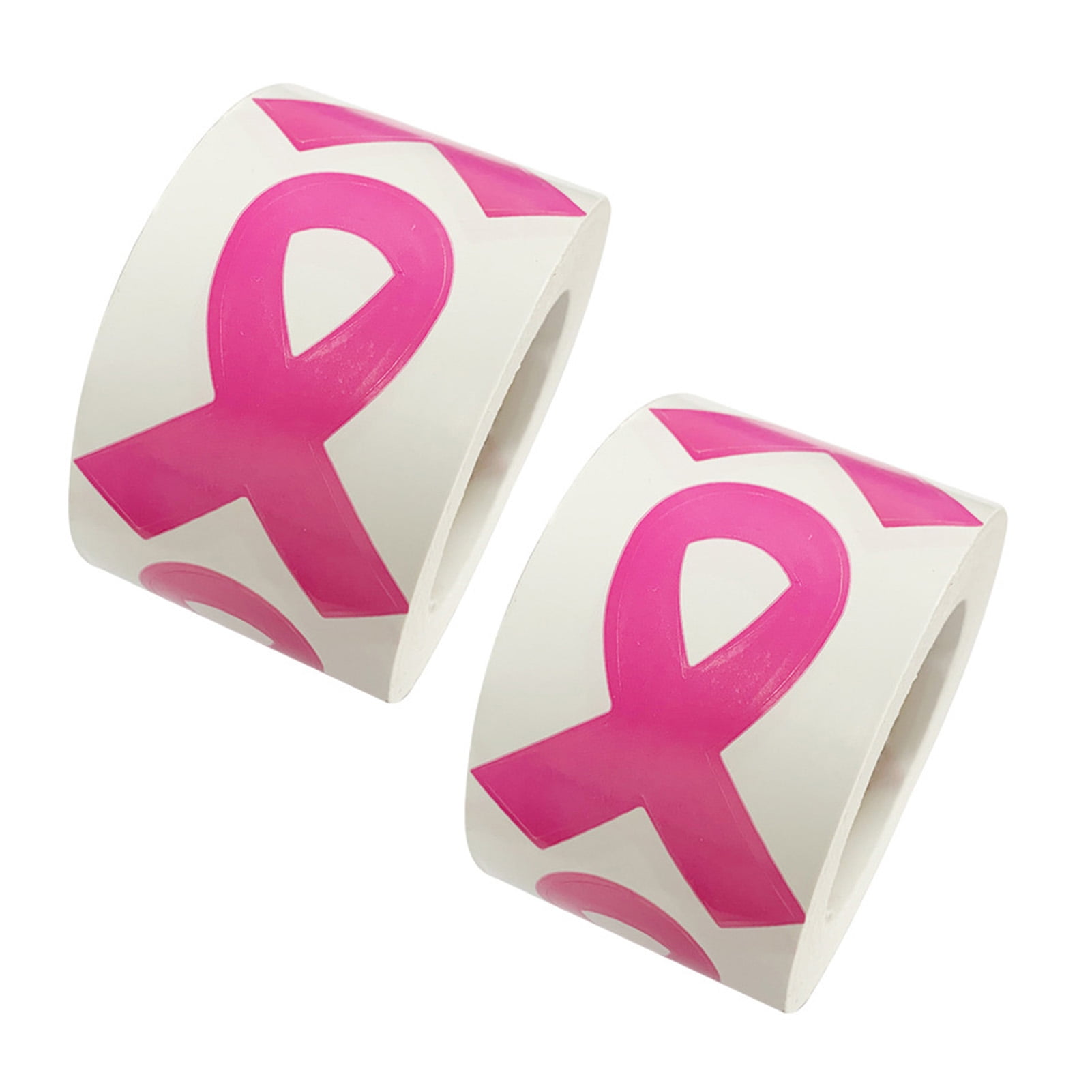 Yinreli Ribbon Awareness Stickers Pink Ribbon Stickers for Breast ...