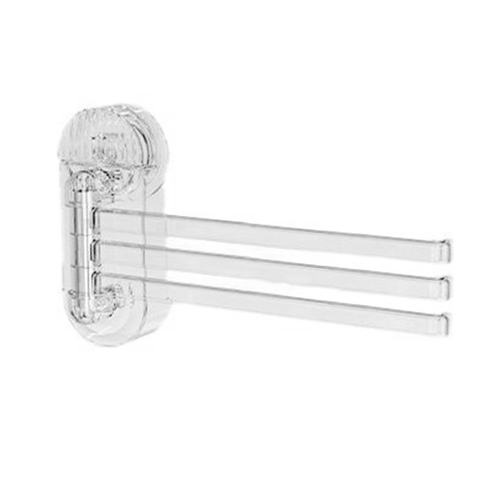 Yinreli Rotating Towel Rack Swivel Towel Rack 1/2 Pcs Wall-mounted 3 ...